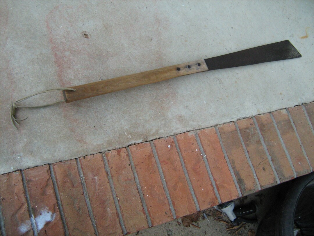 Vintage Old Primitive Long Kentucky Tobacco Knife Primitive Decor 32 ...