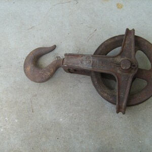 Antique Large Heavy All Metal Rusty Fresh From the Farm Cast Iron ...