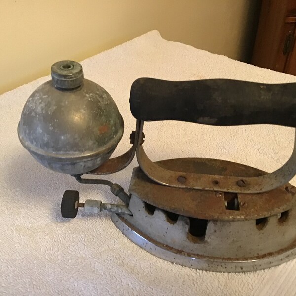 Antique Gas Iron - Etsy