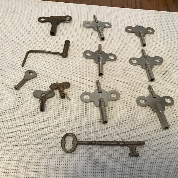 Vintage Clock Key - Etsy