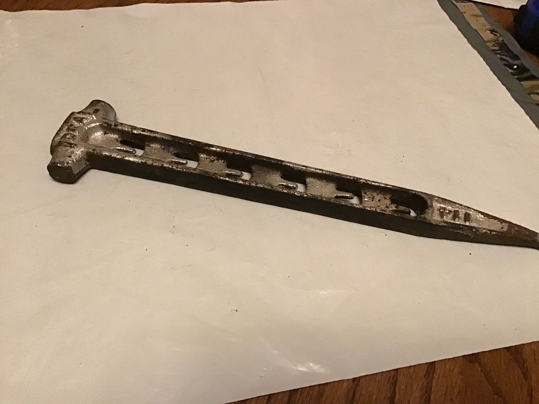 Vintage 1929 Ideal No 144 Military Cast Iron Tent Stake - Etsy