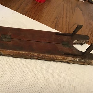 Vintage Old Primitive Wood Folding Boot Jack With Indian Beads - Etsy