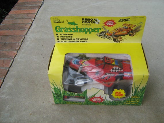 1980s Road Champs Remote Control Grasshopper New in the Box | Etsy