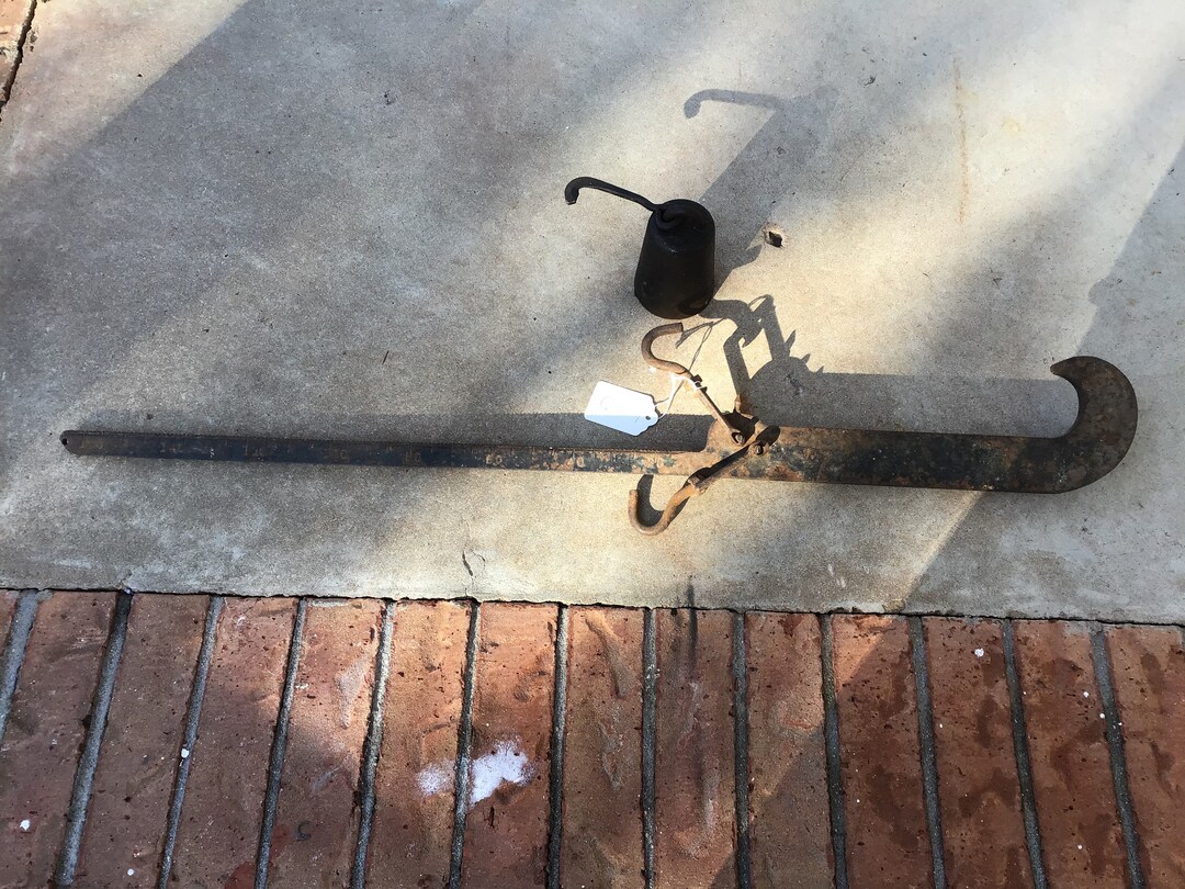 Antique Cast Iron Balance Beam Cotton Scales With One # 4 Pea S- 10 - Etsy