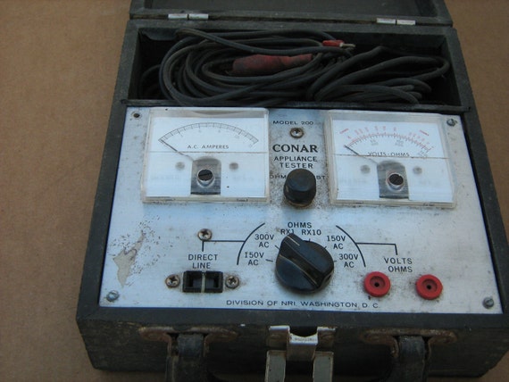 Vintage Conar Model 200 Appliance Tester - Etsy