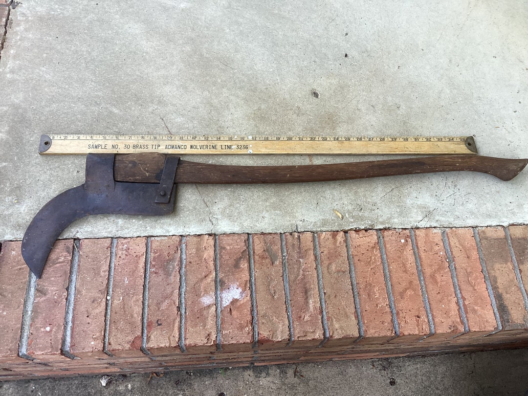 Vintage Brush Axe Hook Billhook - Etsy