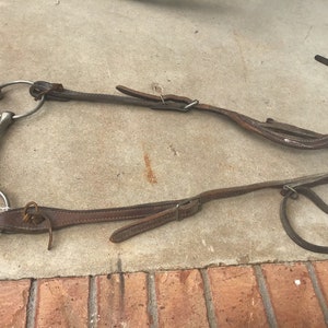 Vintage Barn Find Nice Leather Horse Halter Bit. B-101 - Etsy