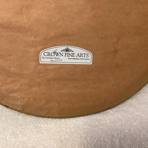 Crown Fine Arts Round Angel Painting by Carolina Mirror North ...