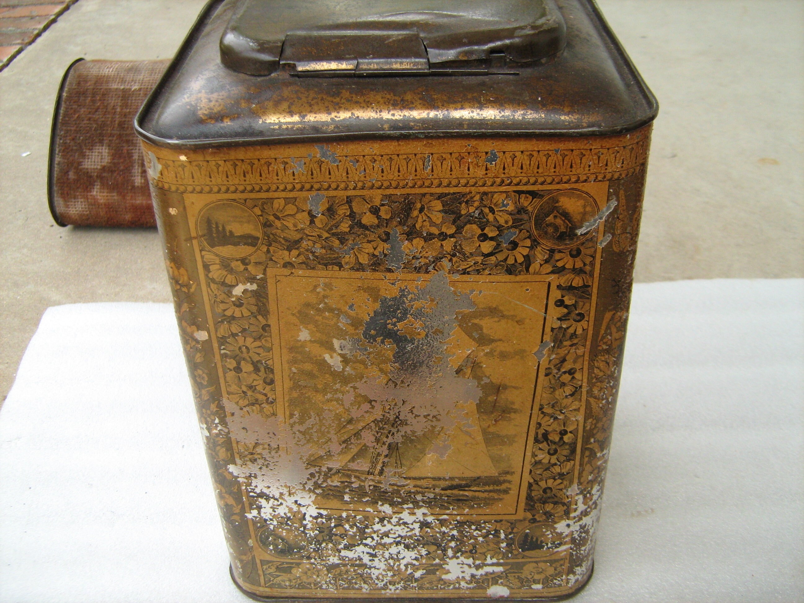 Large antique very old general store tin pepper container | Etsy