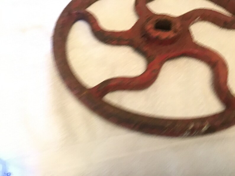 Antique Cast Iron Architectural Salvage Red Chipping Paint - Etsy