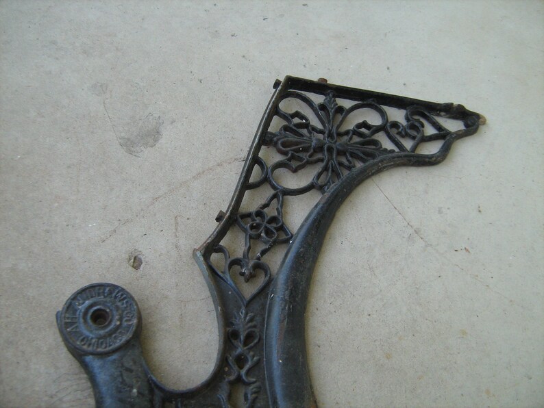 Antique Cast Iron Architectural Salvage Ornate Wrought Piece | Etsy