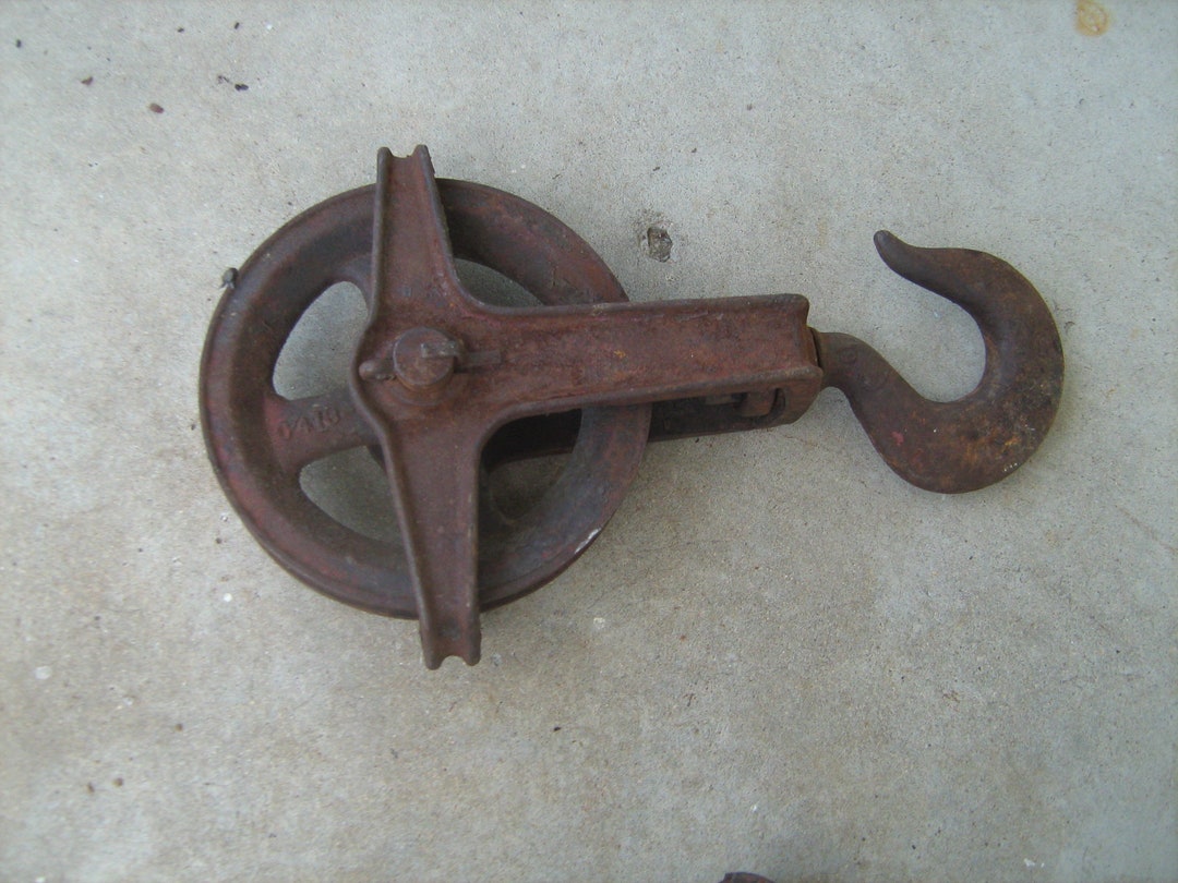 Antique Large Heavy All Metal Rusty Fresh From the Farm Cast Iron ...
