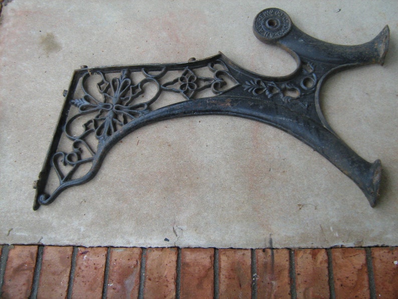Antique Cast Iron Architectural Salvage Ornate Wrought Piece - Etsy