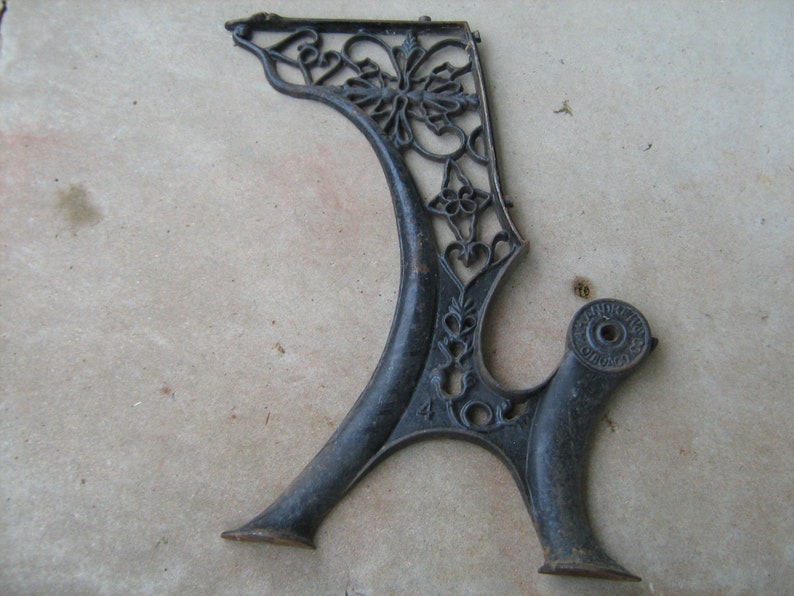 Antique Cast Iron Architectural Salvage Ornate Wrought Piece - Etsy