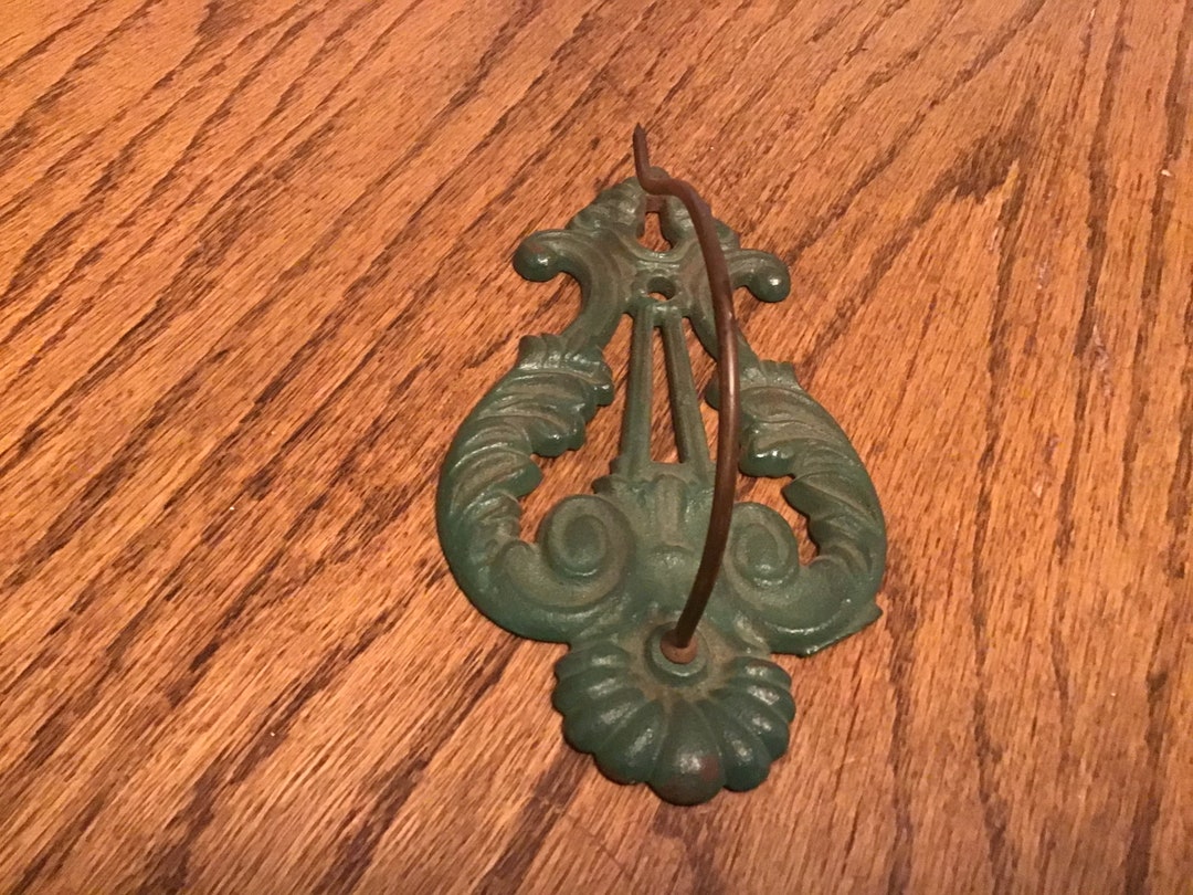 Small Antique Ornate Cast Iron Bill/ Note Holder Wall Mount - Etsy