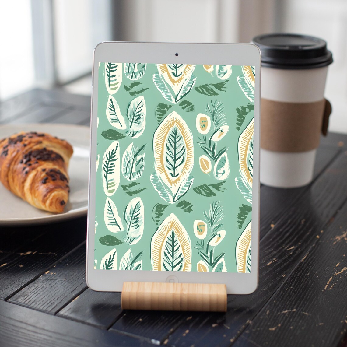 Sage Green Boho Patterns Digital Paper Pack, Boho Floral Patterns, 10 ...