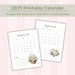 2025 Printable Calendar | Daisy Theme Monthly Printable Calendar ...