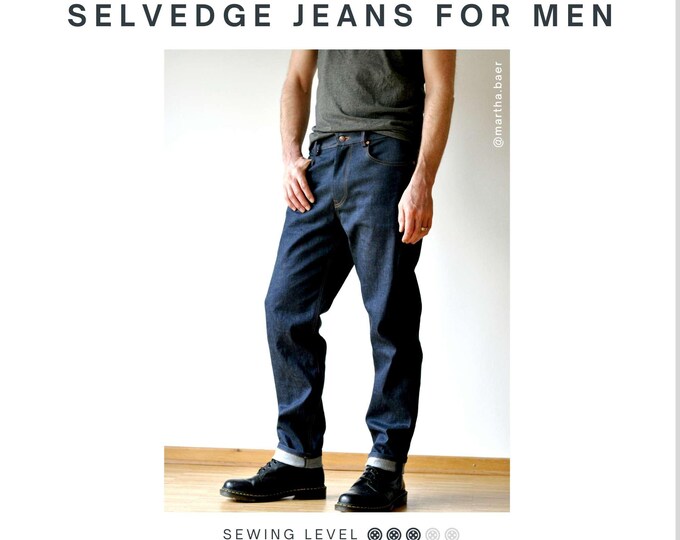 Drafting Selvedge Denim Jeans Pattern - Etsy Canada
