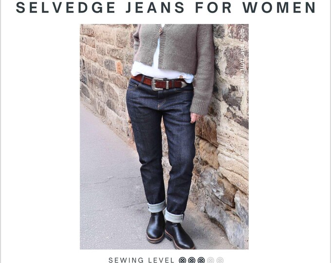 Drafting Selvedge Denim Jeans Pattern - Etsy Canada