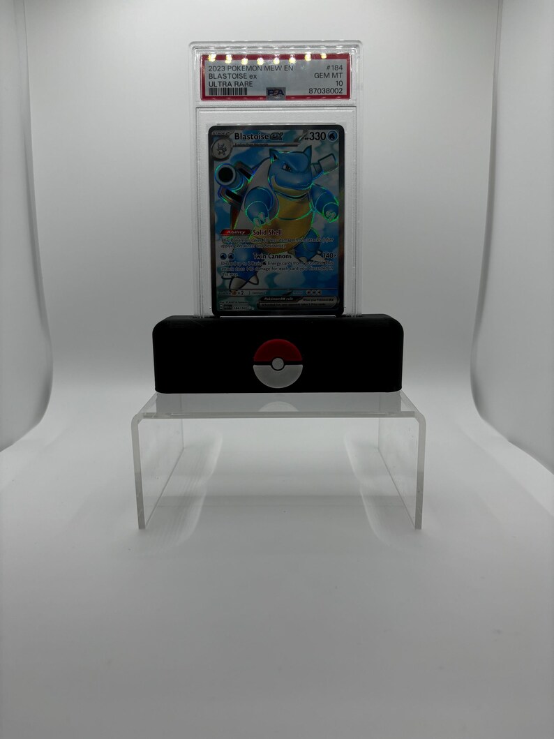 Pokemon Pokeball TCG Display Card Holder Stand - Etsy