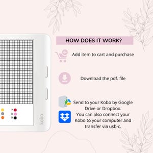 Kobo Paint by Pixels | Kobo Libra Colour Coloring Book | Kobo Games ...