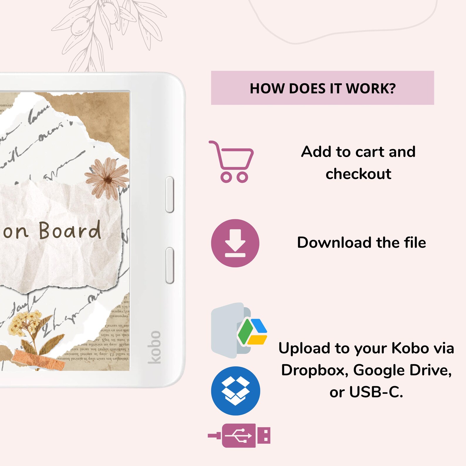 Kobo Libra Colour Vision Board: Monthly Digital Planner (PDF Download ...