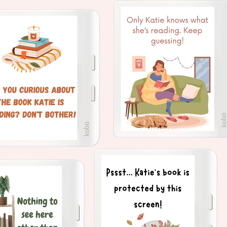 Custom Kobo Wallpapers: Personalized Screensavers With Name (digital ...