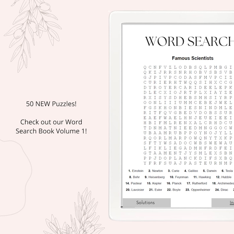 Kobo Libra Colour Word Search Book 2 (PDF) - Etsy