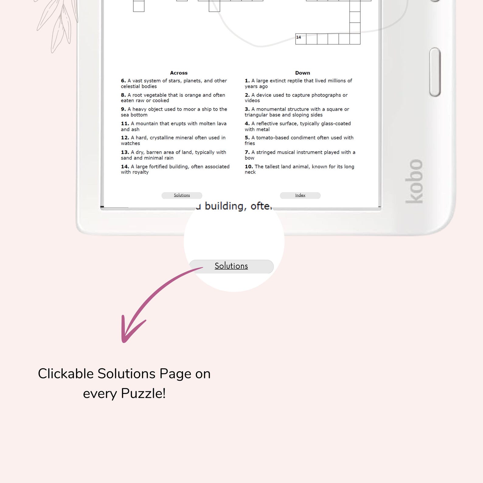 Kobo Libra Colour Game Bundle: Word Search, Crossword, Sudoku (PDF) - Etsy