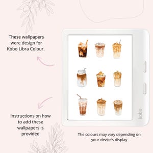 Kobo Libra Colour Wallpapers: 10 Autumn Flower & Coffee Backgrounds ...