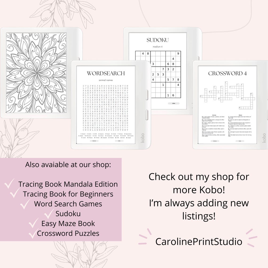 Kobo Paint by Pixels | Kobo Libra Colour Coloring Book | Kobo Games ...