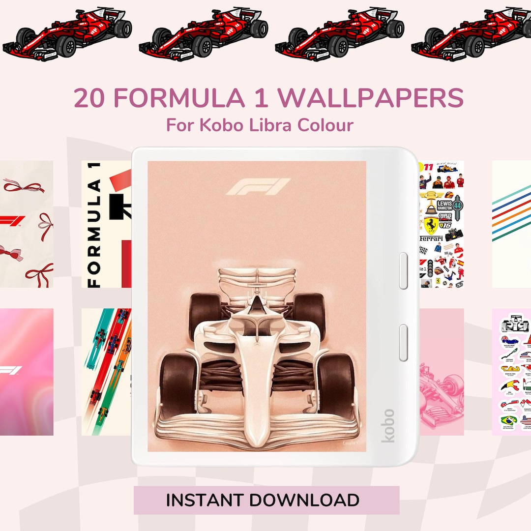 Formula 1 Wallpapers for Kobo Libra Colour: 20 F1 Racing Designs ...
