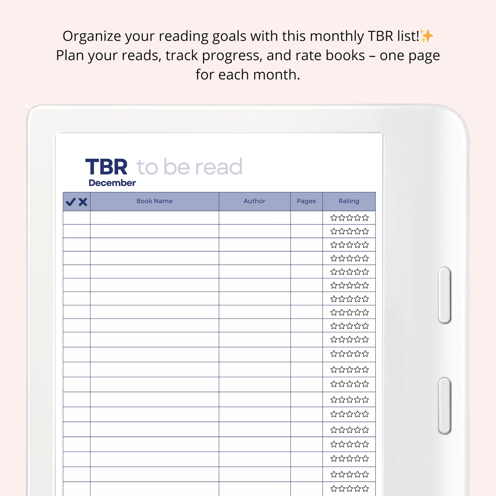 Kobo to Be Read List Monthly TBR for the Kobo Libra Colour Kobo Reading ...
