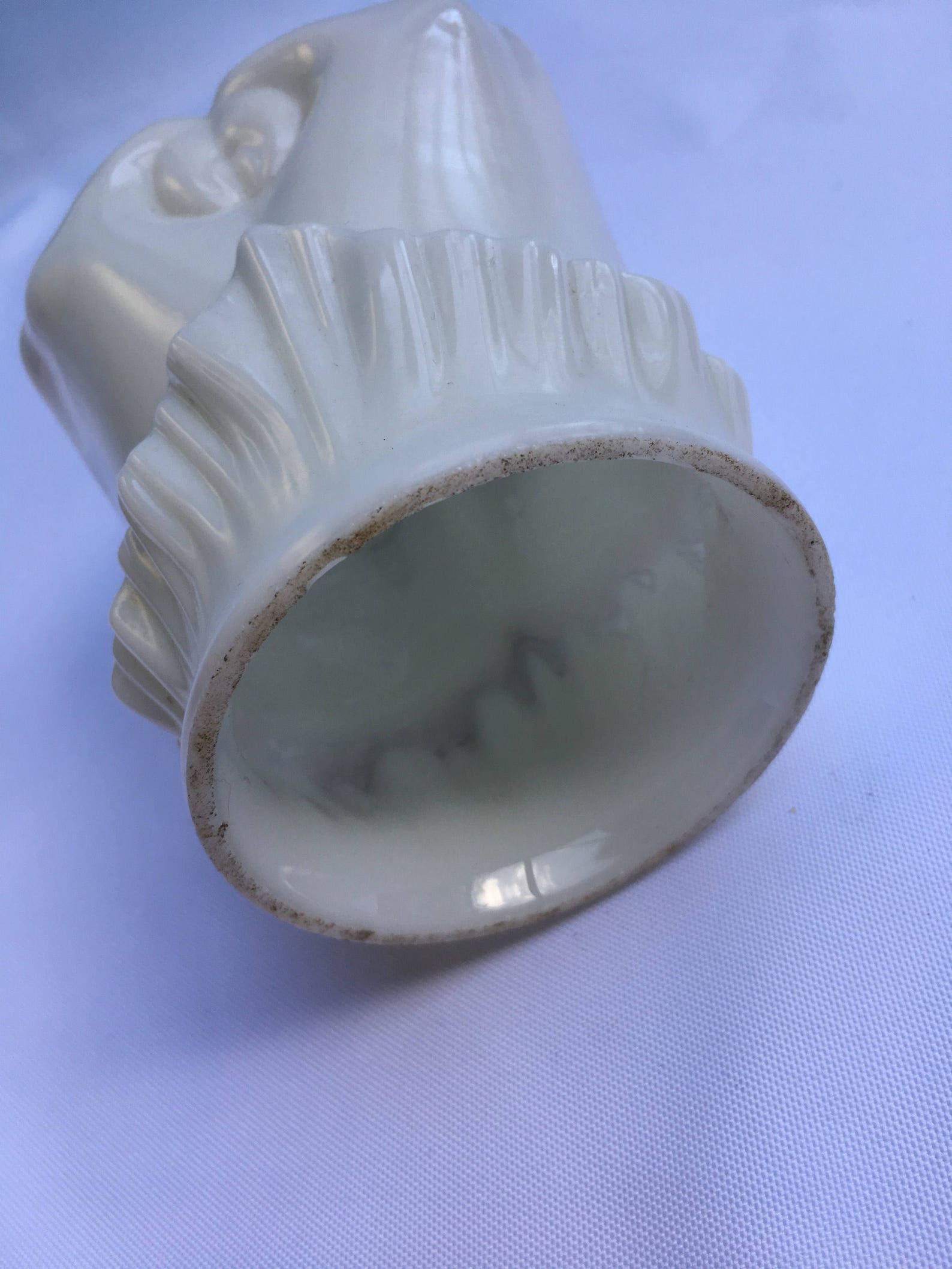 Unique Clasp Hands Glass Sculpture Globe for Lamp Milk Glass - Etsy