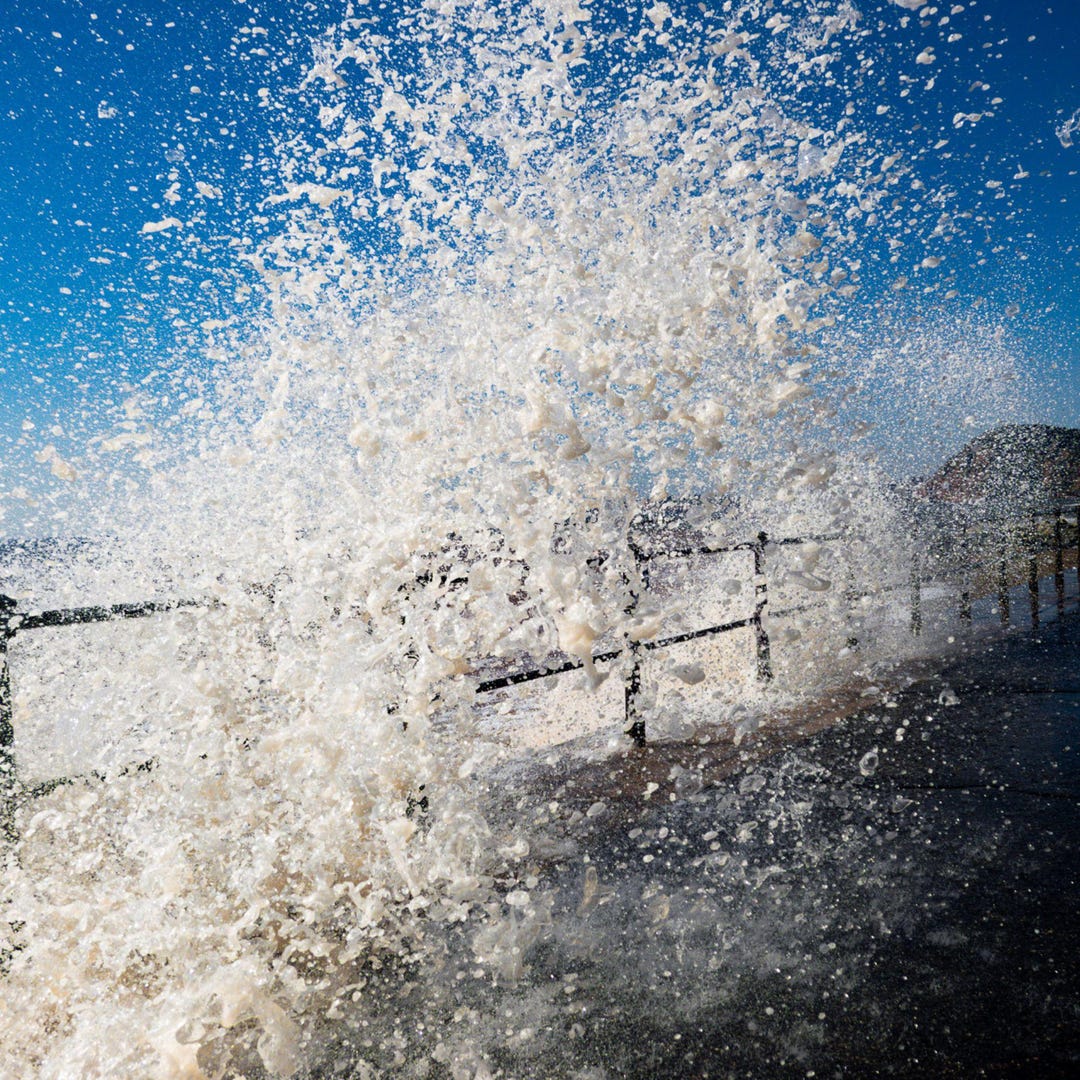 Devon Seaspray Photo: High-resolution Coastal Seascape Art (digital ...