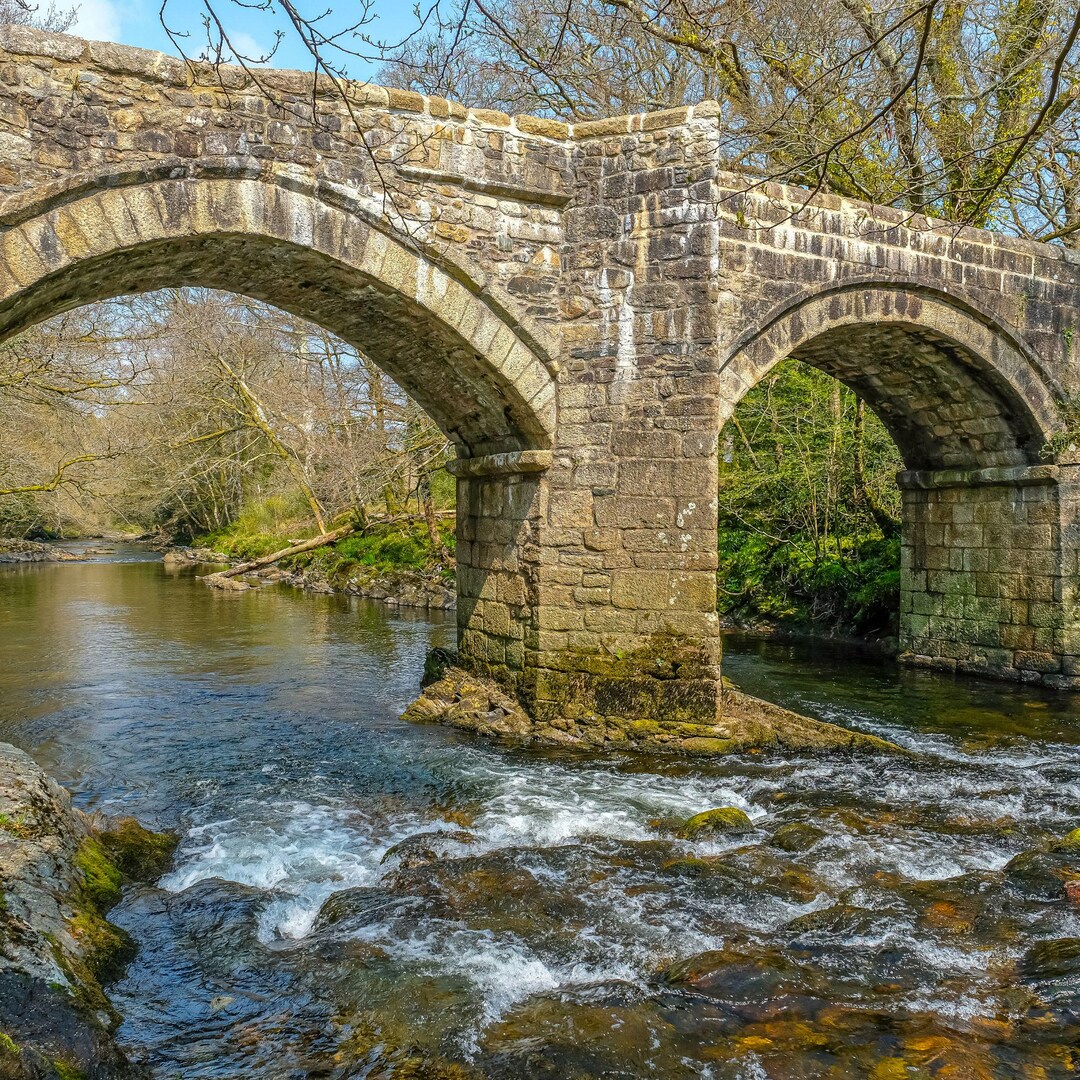 Dartmoor Stone Bridge Photo: Rural Devon Landscape Wall Art (digital ...