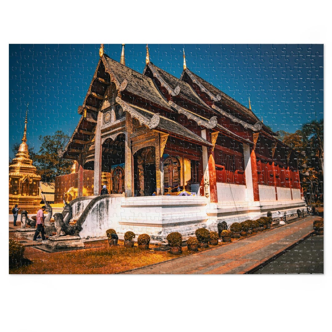Thailand Buddhist Temple 500 Piece Jigsaw Puzzle - Etsy