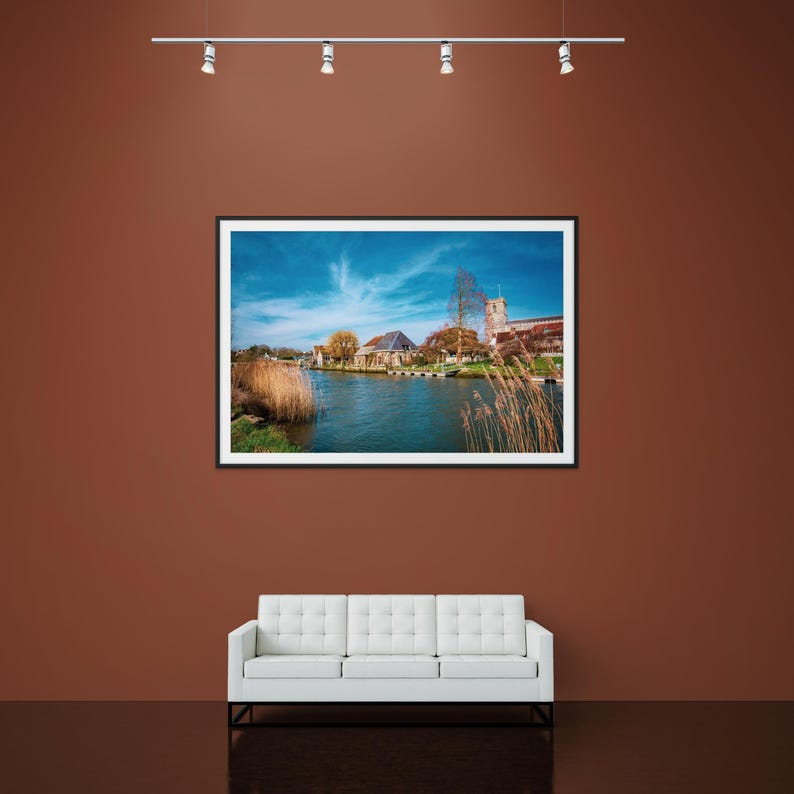 River Frome Spring Landscape Photo: England Fine Art Print (digital ...