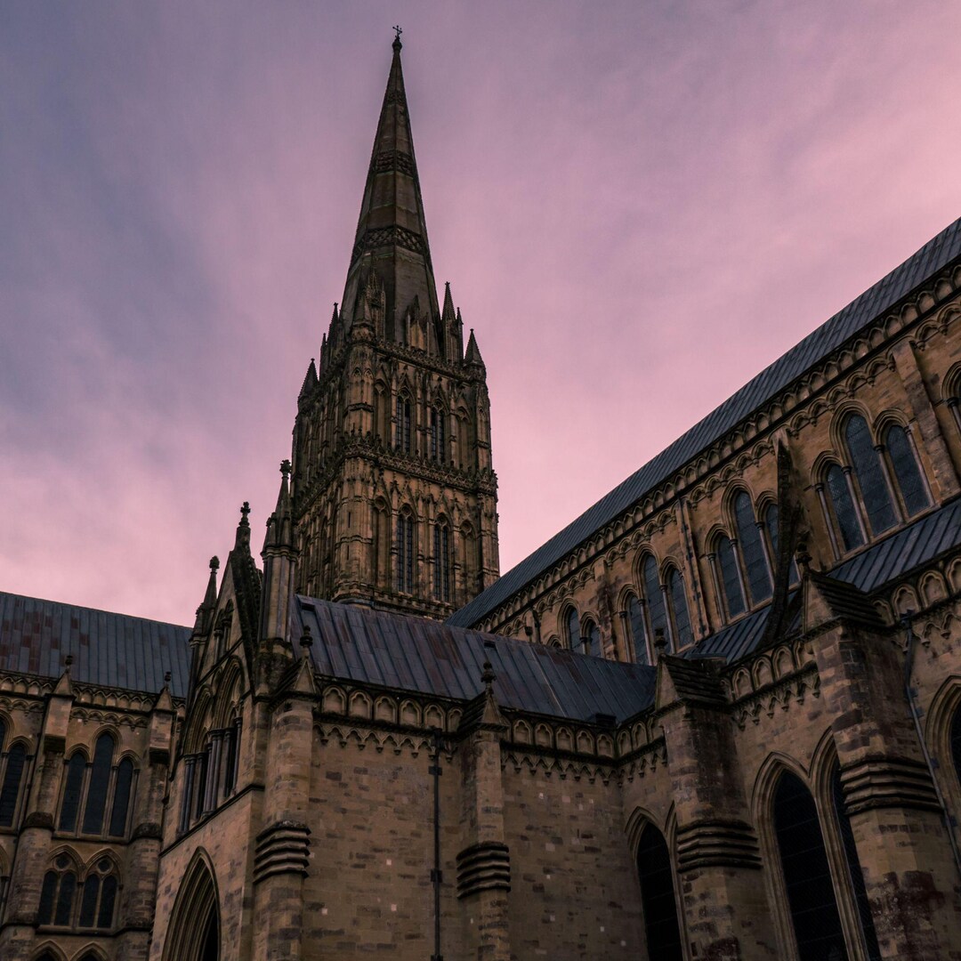 Photo Ancient Medieval Salisbury Cathedral Download - Etsy