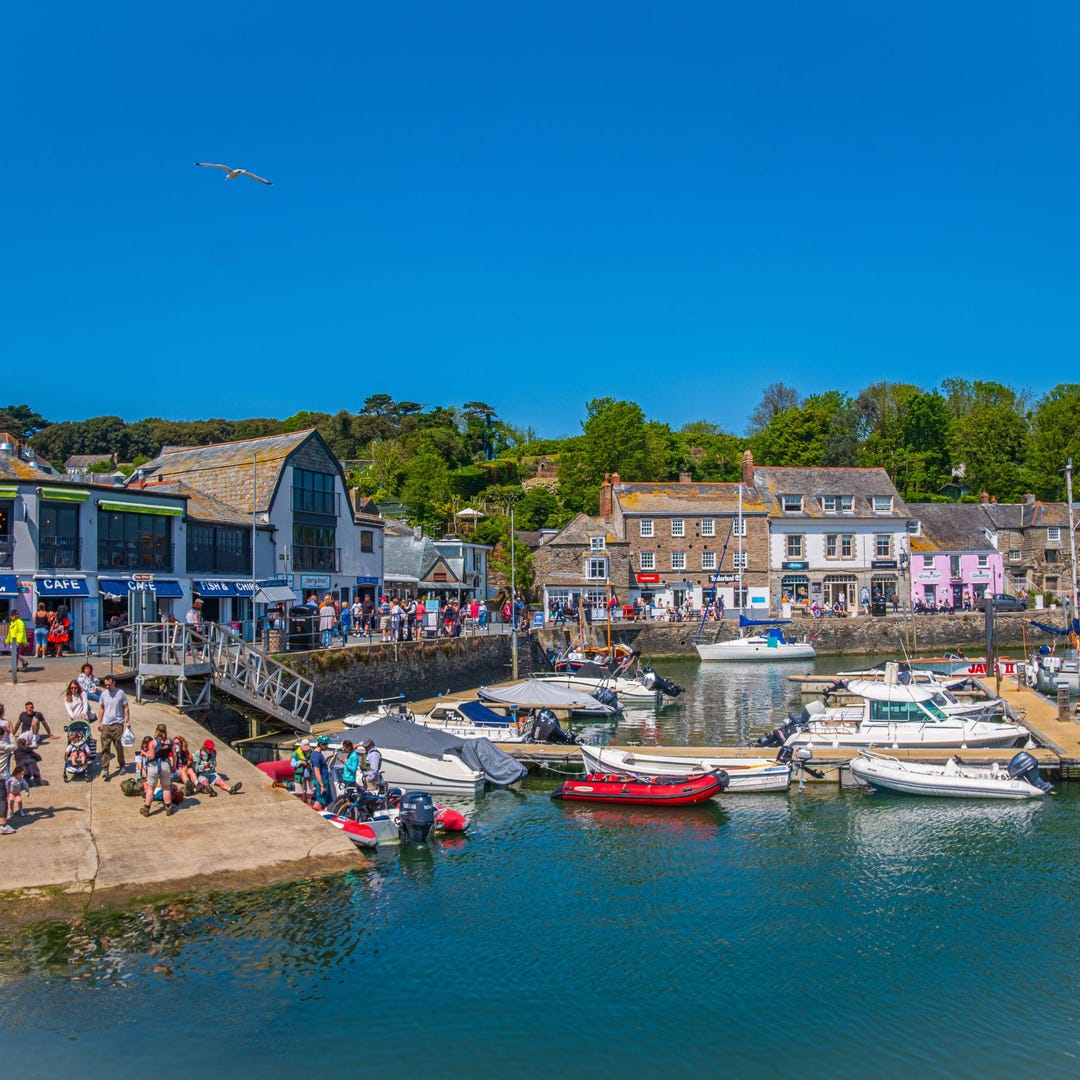 Padstow Harbour Photo Download | Colourful Boats & Harbourside ...