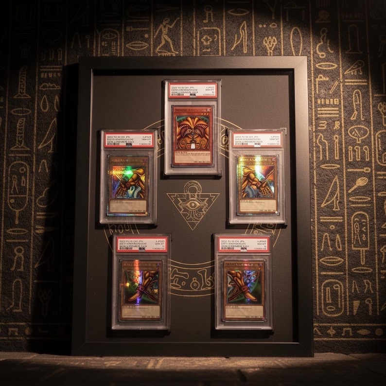 Yu-gi-oh! Exodia Trading Card Frame | Display for 5 Cards | TCG Wall ...