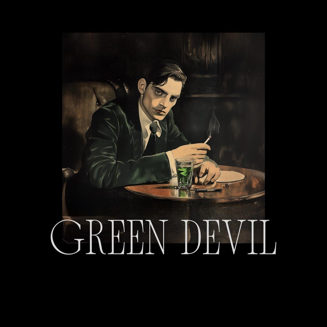 Green Devil Perfume Oil: Absinthe, Suede, Oakmoss - Unisex Fragrance - Etsy