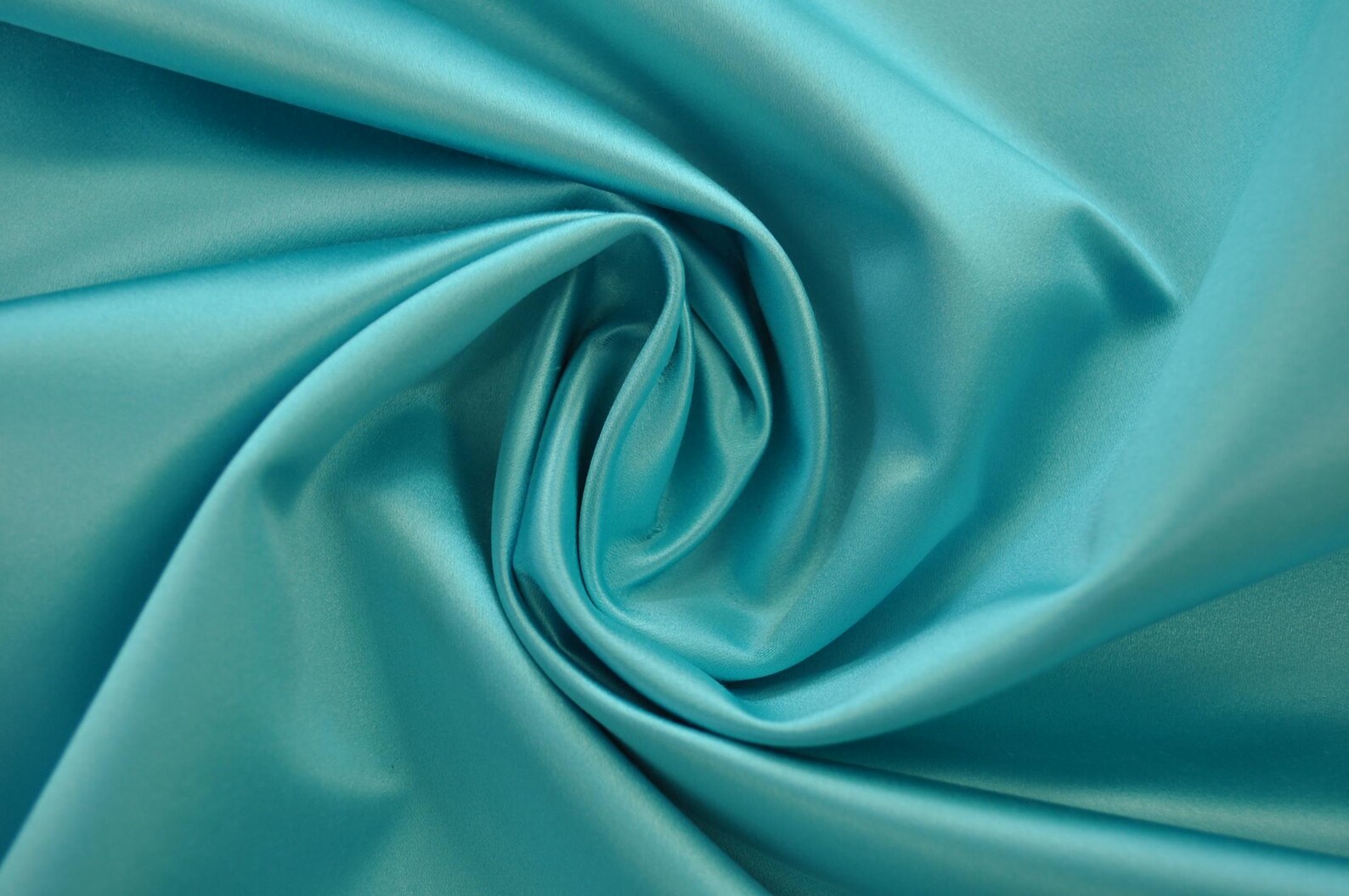 Italian Silk Smooth Thick Light Turquoise Fabric by the Meter - Etsy