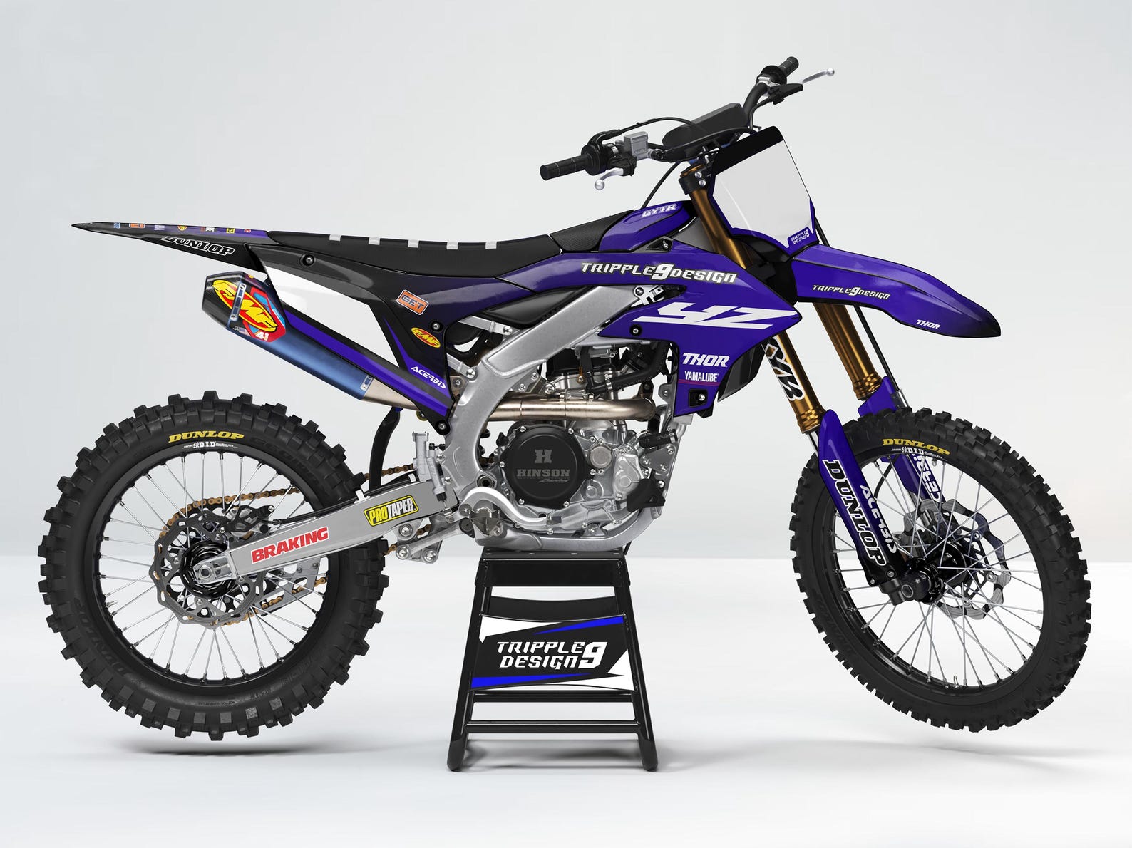 Mx Graphic Kit for Yamaha YZ 250 F 2024-2025 / YZ 450 F 2023-2025 Full ...