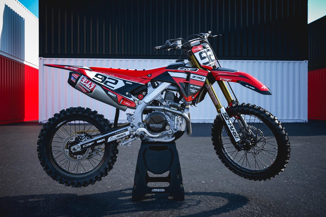 Mx Graphic Kit for Honda CRF 250 2025 / CRF 450 2025 Full Wrap With ...