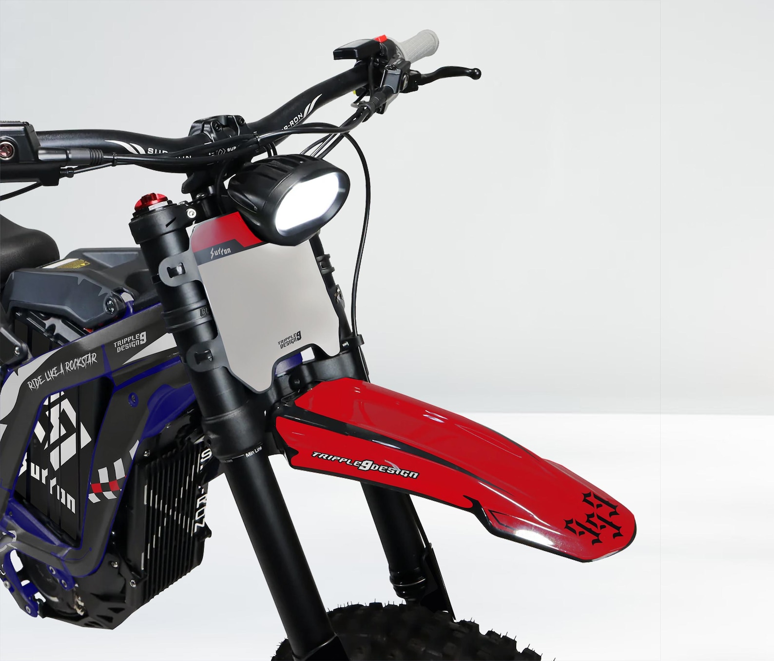 Full Graphic Kit for Surron Light Bee / Ebike Wrap With Rider Id and ...