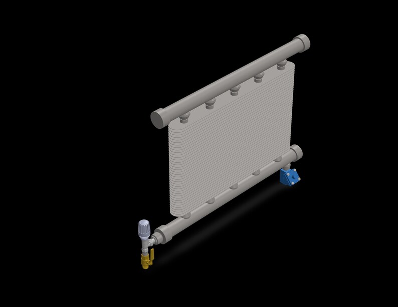 Steam Radiator, 2-pipe, Model A-DIY Engineering Drawing Plans - Etsy