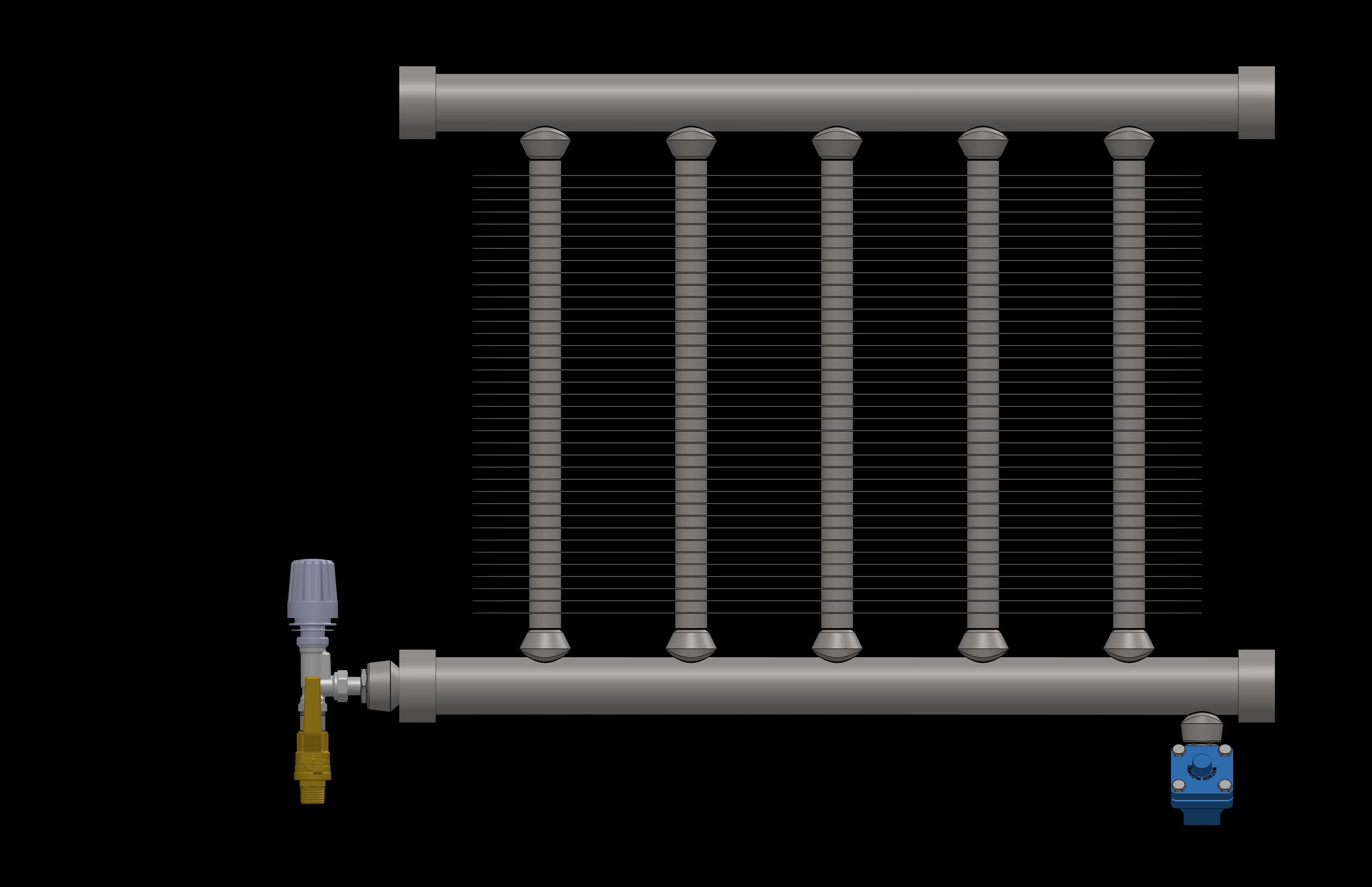 Steam Radiator, 2-pipe, Model A-DIY Engineering Drawing Plans - Etsy