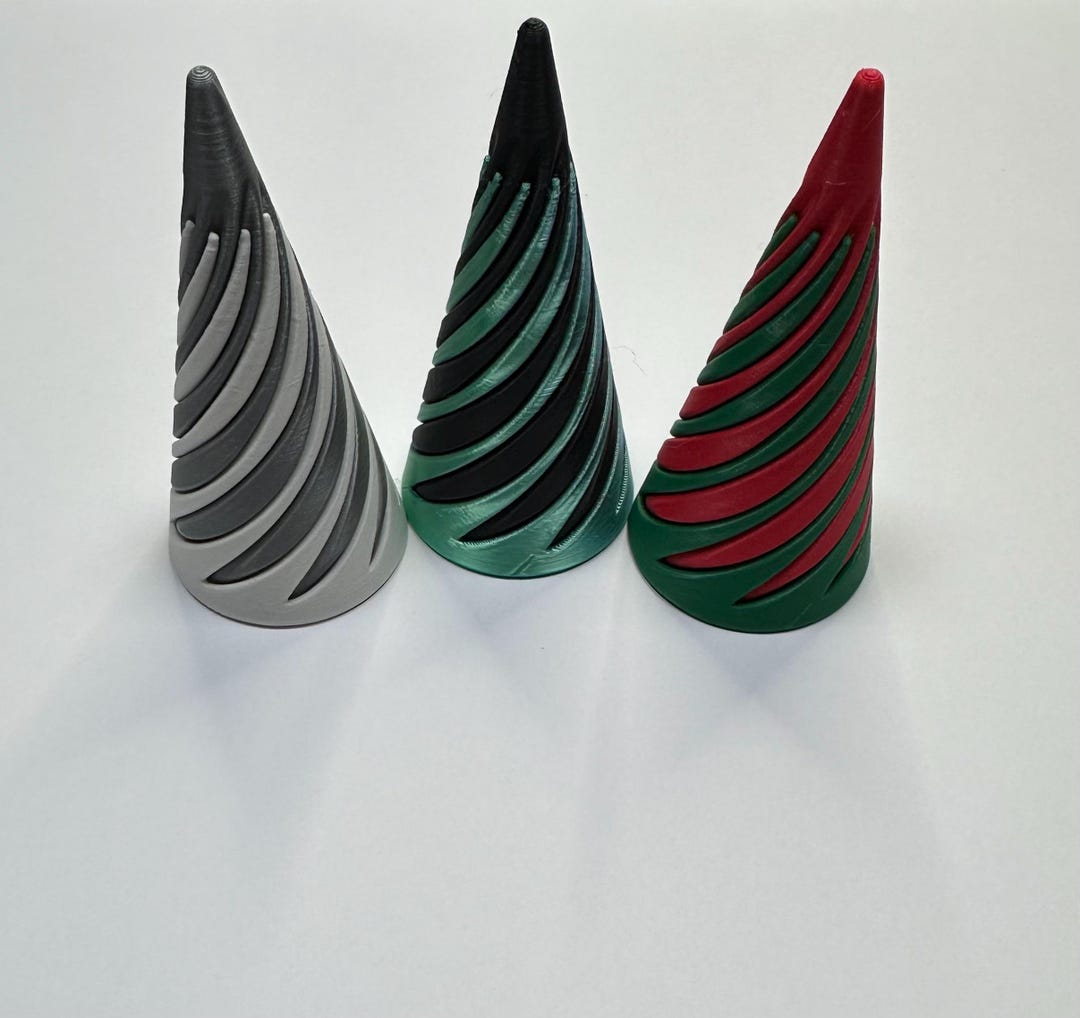 3D Printed Vortex Illusion Pass Through, Fidget Toy, Satisfying ...