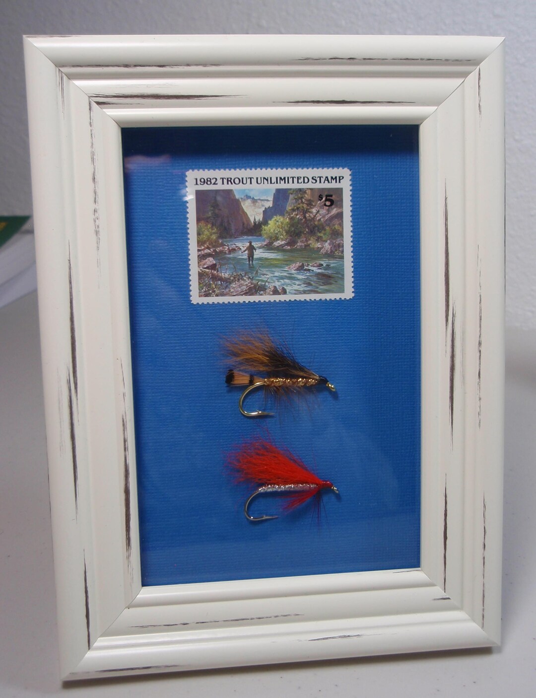 Steelhead Fly Desk Display 1982 Trout Unlimited Stamp - Etsy